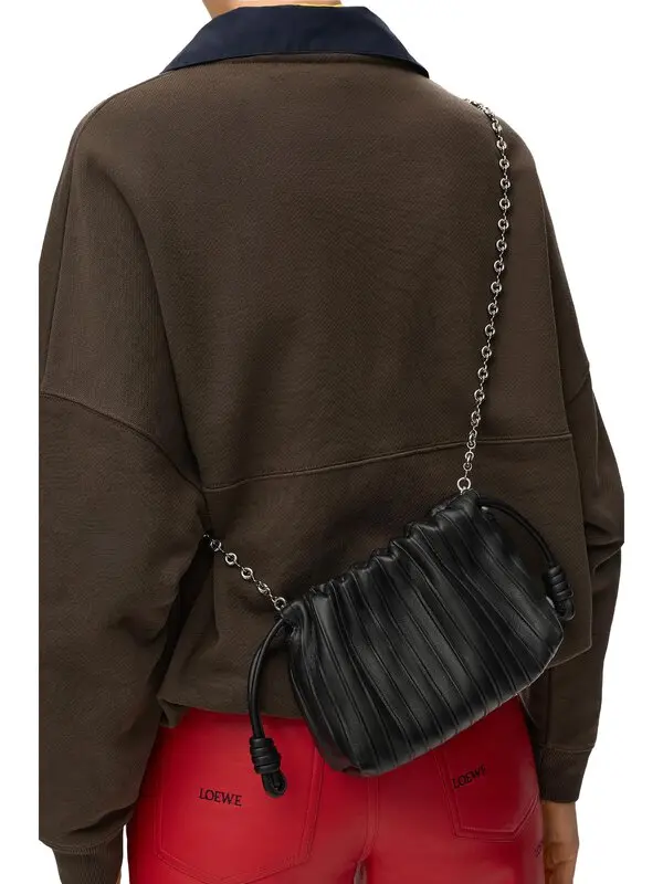 Loewe Mini Flamenco Purse In Nappa Lambskin - Black