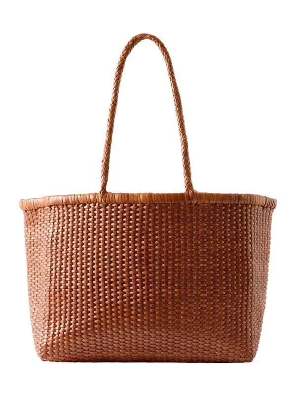 Dragon Diffusion B Weave' Leather Tote - Tan