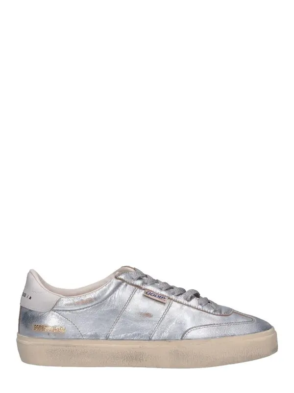 GOLDEN GOOSE Soulstar Suede Sneakers - Silver