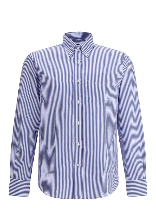 DEPERLU Striped Shirt Ale - Blue