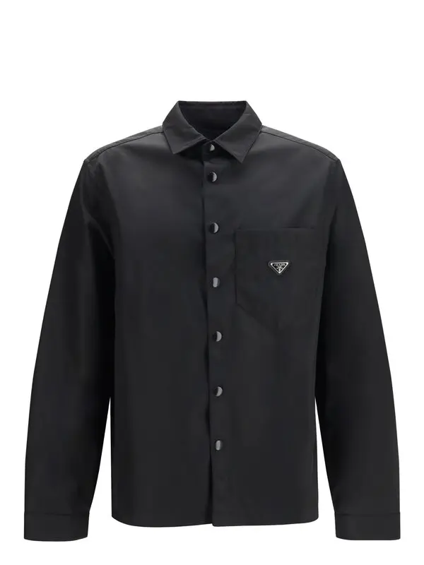 Prada Re-nylon Shirt Ale - Black