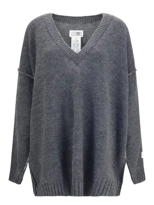 MAISON MARGIELA Oversized Sweater - Grey