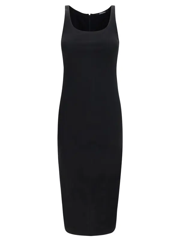 Jacquemus Regata Midi Dress - Black