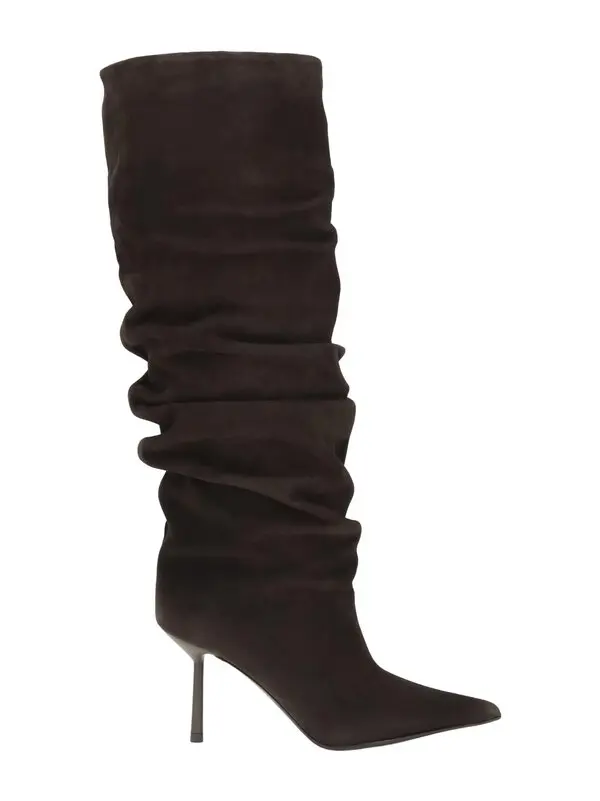 LE SILLA Bella Suede Boots - Brown