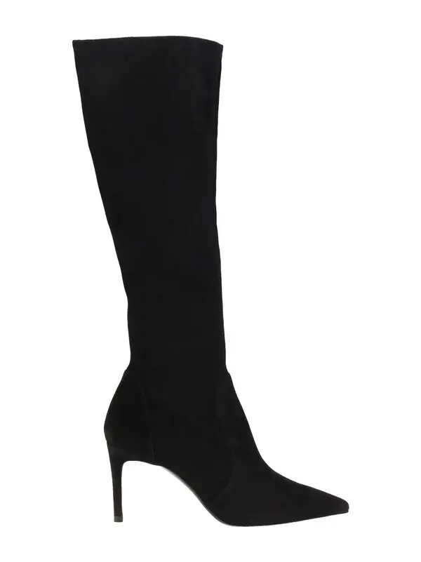 STUART WEITZMAN Power Knee High Stiletto Boots - Black