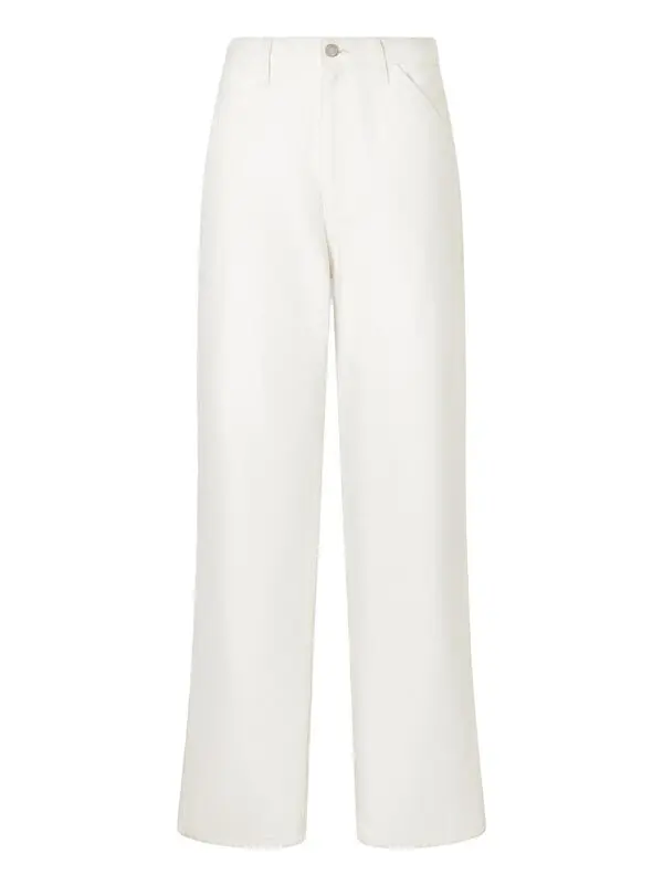 NILI LOTAN Arnaud Carpenter Straight-leg Jeans - Neutrals