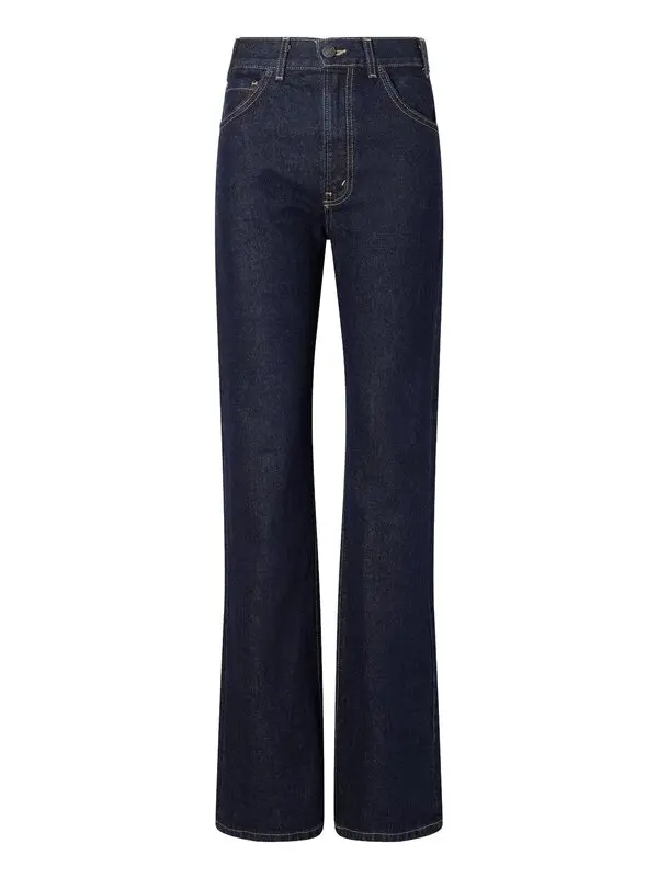 NILI LOTAN Joan High-rise Straight-leg Jeans - Blue