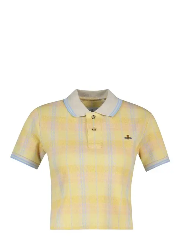 VIVIENNE WESTWOOD Classic Mini Polo Shirt - Herringbone Stripe