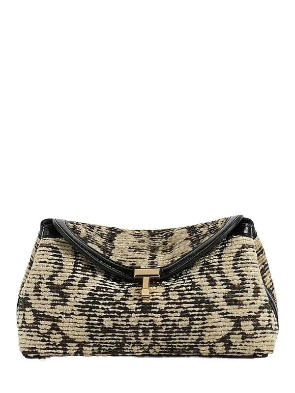 TOTEME Mini T-lock Clutch - Nude