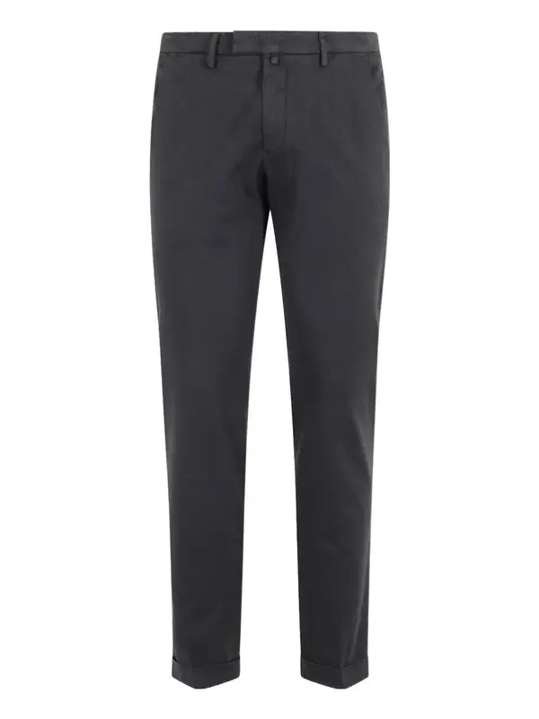 BRIGLIA 1949 Trousers With Belt Loops - Black