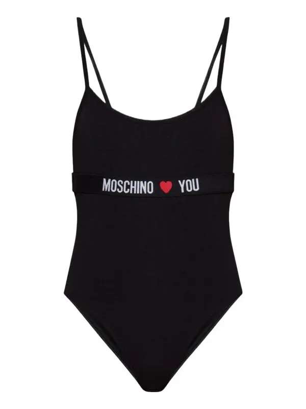 Moschino Strap Bodysuit - Black