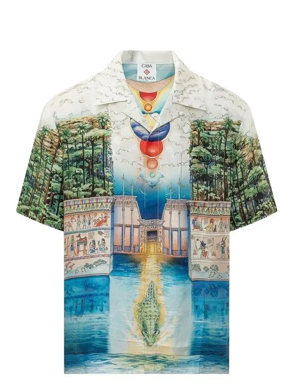 Casablanca Trompe Loeil Printed Shirt - Multicolor
