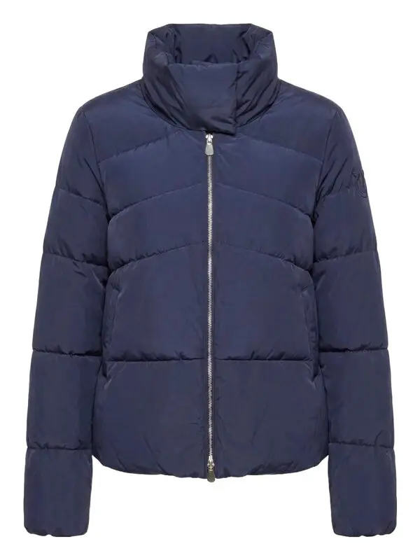 Pinko Quilted Zip-up Jacket - Blu