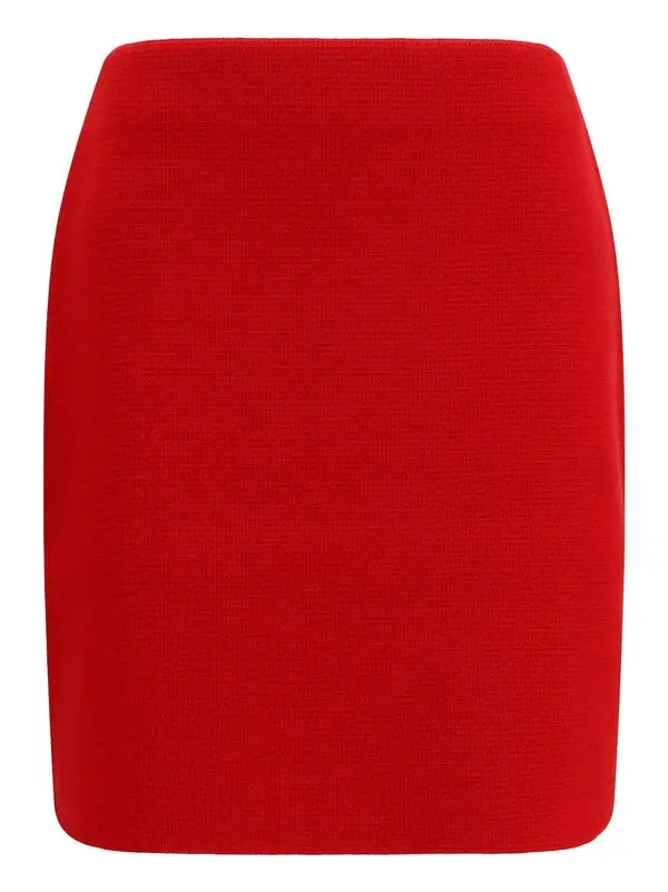 Fabiana Filippi Elasticated Mini Skirt - Red