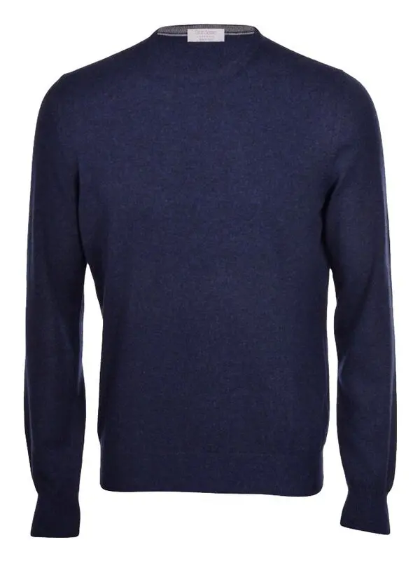 GRAN SASSO Ribbed Knitted Pullover - Black