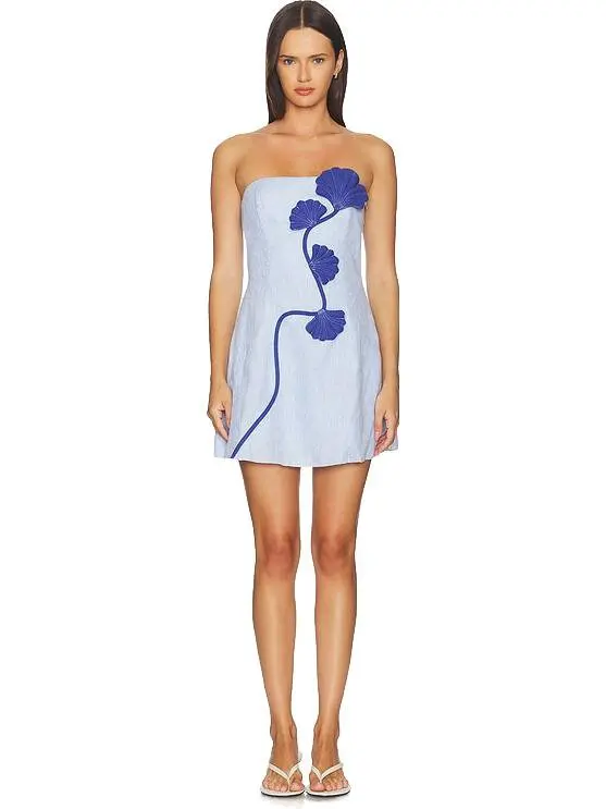 Azulu Dante Dress - Wave Blue