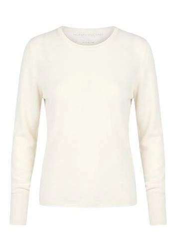 Majestic Filatures Cashmere Crewneck Long Sleeve Sweater - White