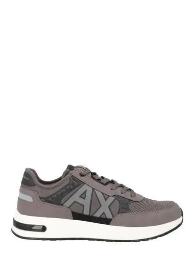 Armani Exchange Low-top Sneakers With Logo Detail - Grey