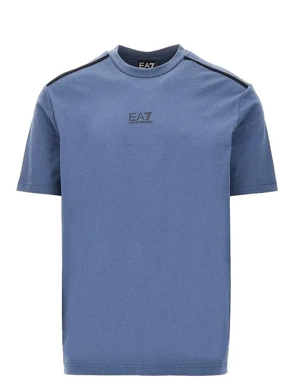 EA7 Natural Ventu 7 T-hirt - Blue