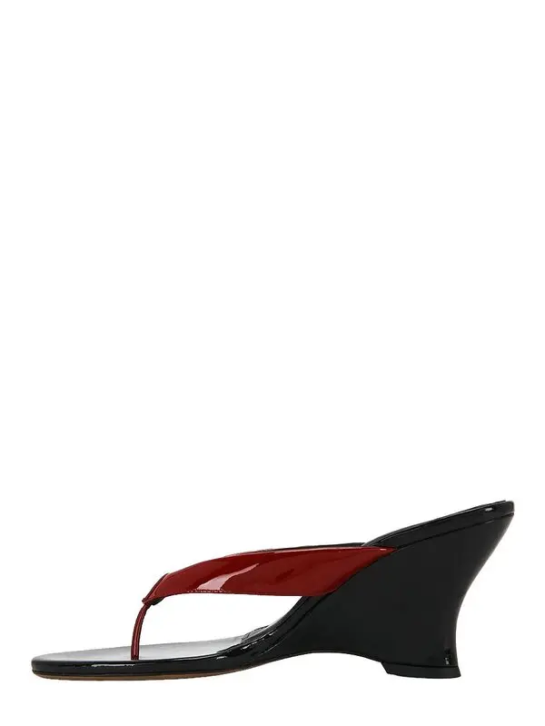 NOU Puff Wedge Sandal - Cola