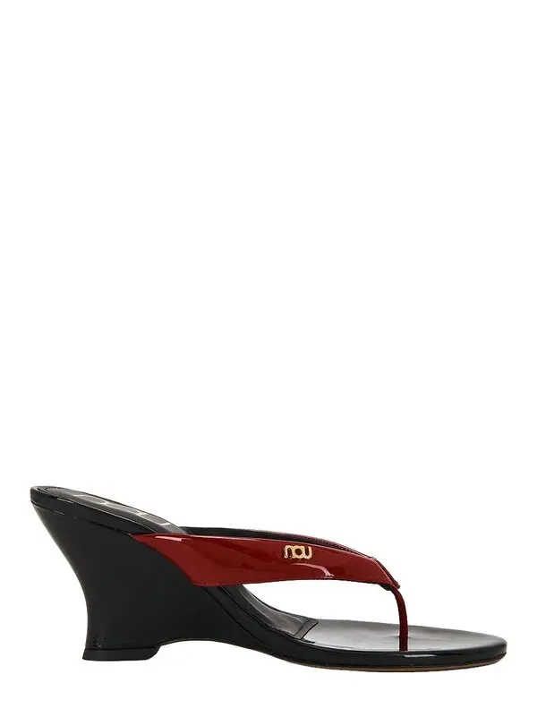 NOU Puff Wedge Sandal - Cola