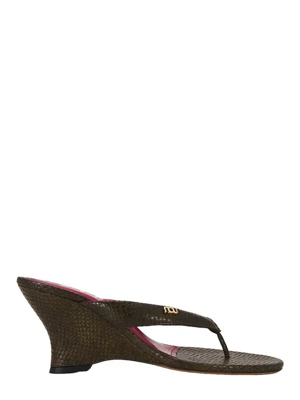 NOU Puff Wedge Sandal - Guava