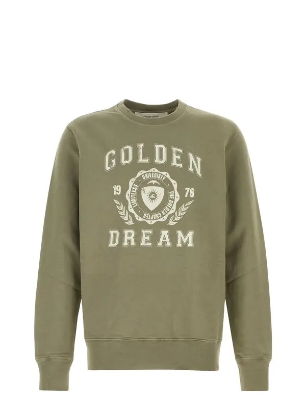 GOLDEN GOOSE Cotton Sweatshirt - Green