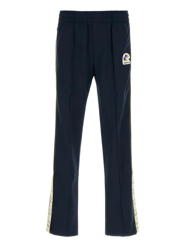 Casablanca Navy Tech Fabric Joggers - Blue