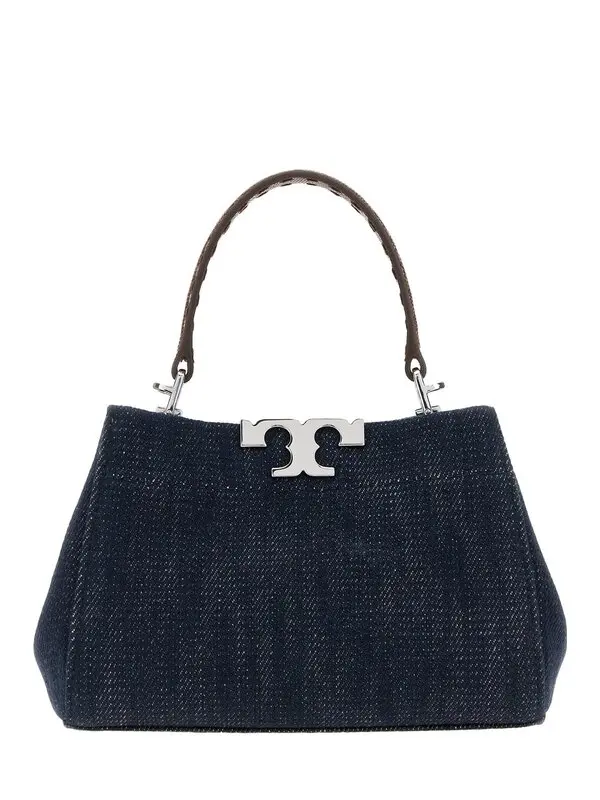 Tory Burch Mini Eleanor Denim Handbag - Blue