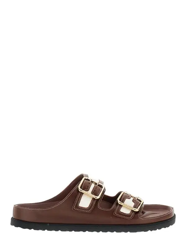 BIRKENSTOCK Arizona Bold Canvas Sandals - Marrone
