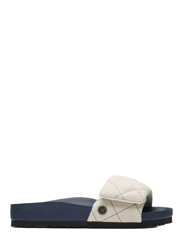 BIRKENSTOCK Padded Canvas Slides - Blue