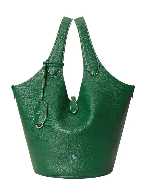 Ralph Lauren Polo Play Leather Tote - Juniper