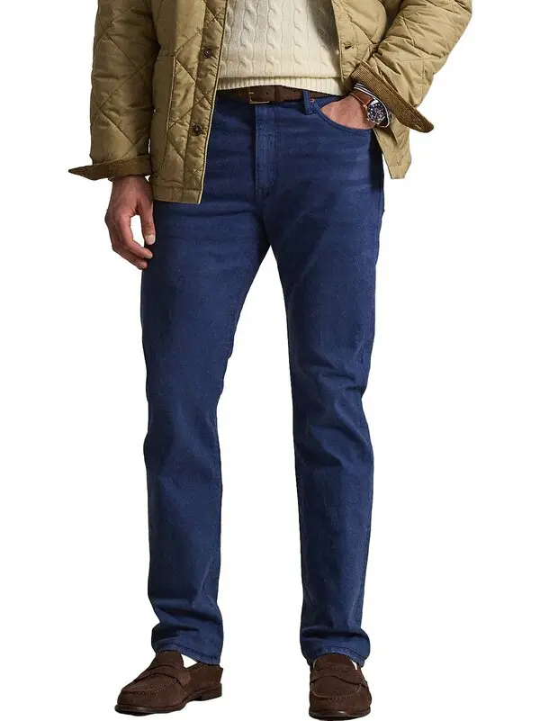 Ralph Lauren Hampton Straight Garment-dyed Jean - Light Navy