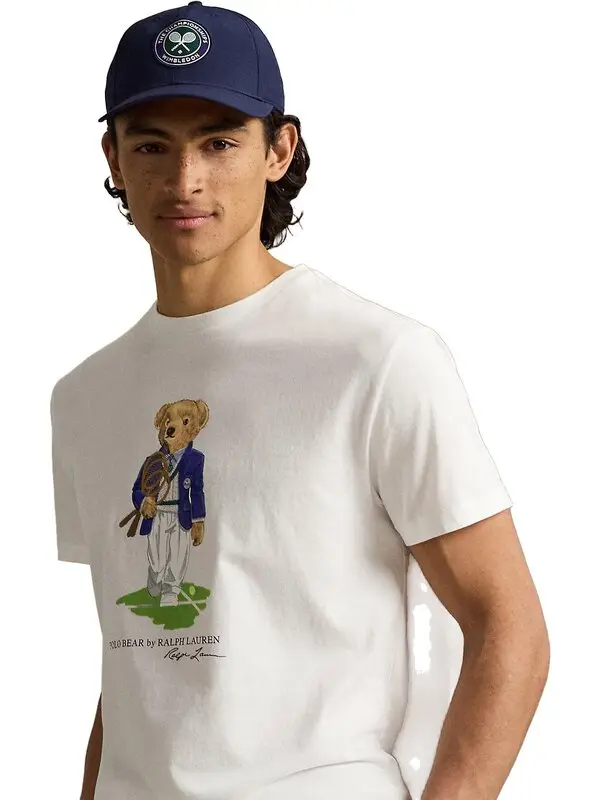 Ralph Lauren Wimbledon Classic Fit Polo Bear T-shirt - White