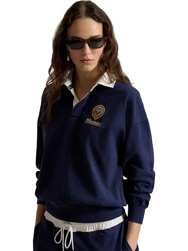 Ralph Lauren Wimbledon Rugby Pullover - Refined Navy Multi