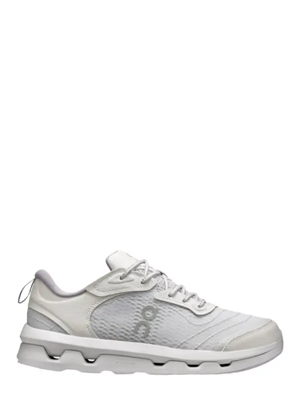 On Lace-up Sneakers With Perforated Details - Gray