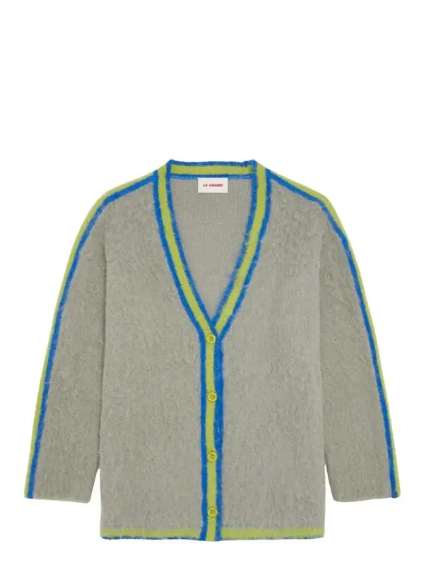 LA GRANNI Limited Edition Suri Alpaca Cardigan - Grey