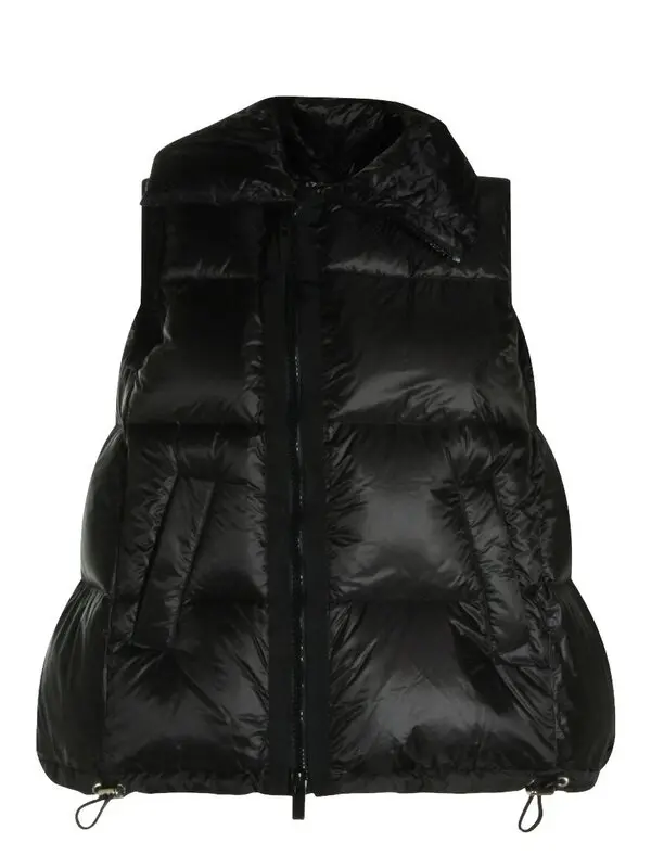 Sacai Nylon Puffer Vest - Black