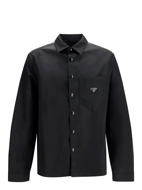 Prada Re-nylon Shirt - Black