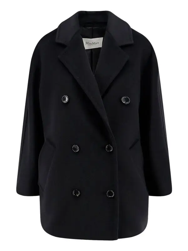 Max Mara Rebus Wool And Cashmere Coat - Multicolor