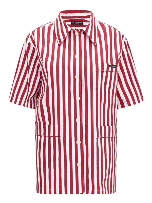 Dolce & Gabbana Striped Cotton Shirt - Multicolor
