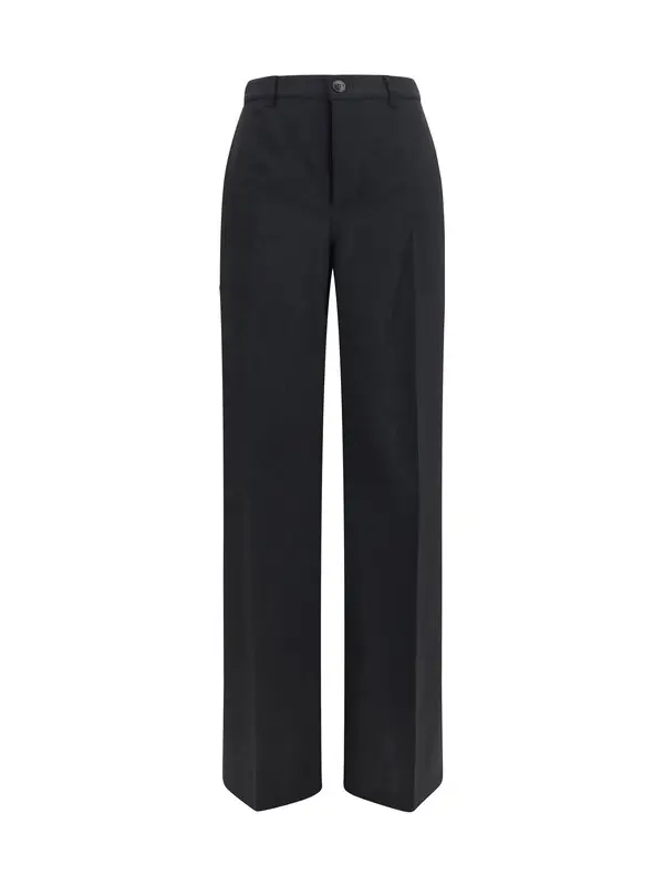 Rick Owens Tailored Wide-leg Pants - Black