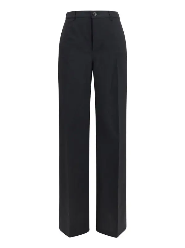 Rick Owens Tailored Wide-leg Pants - Black