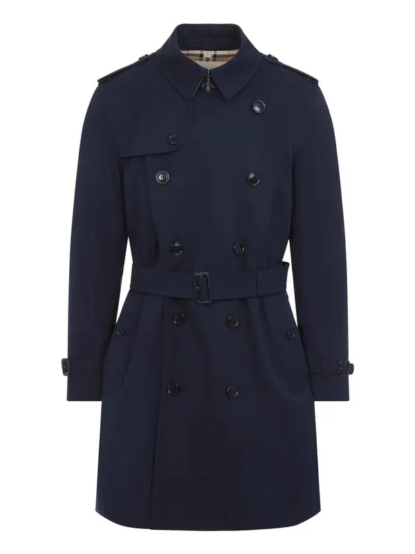 Burberry Kensington Trench Coat - Blue