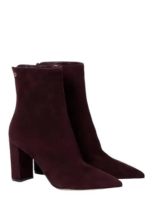 GIANVITO ROSSI Suede Ankle Boots - Black