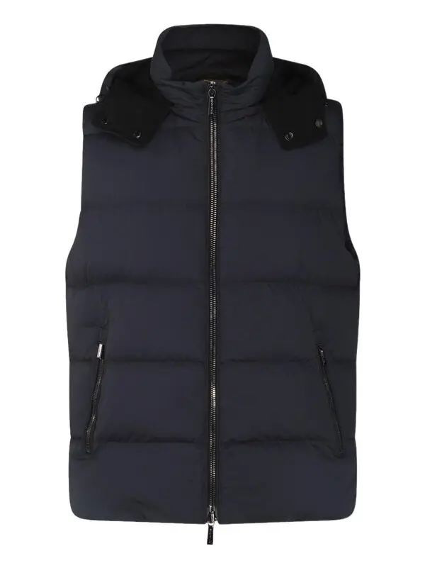 MOORER Fire-skt Straight-fit Gilet - Black