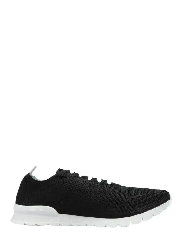Kiton Lace-up Sneakers - Black