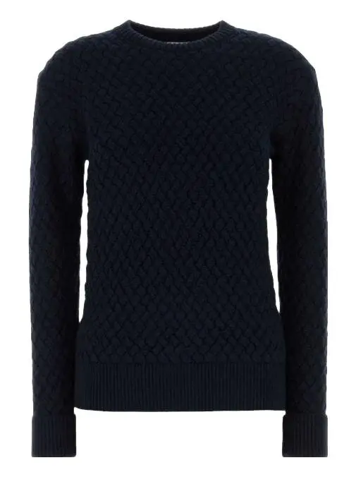 Bottega Veneta Long Sleeved Crewneck Jumper - Black