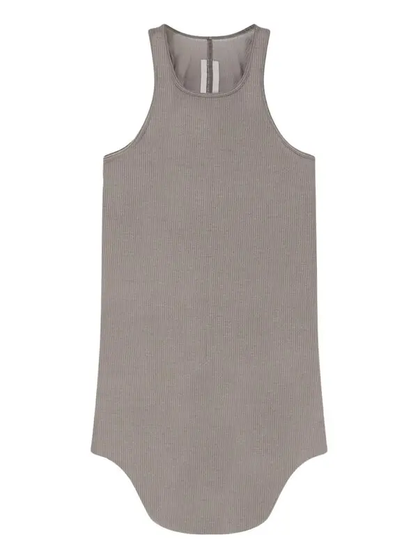 Rick Owens Sleeveless Round Neck Vest - Gray