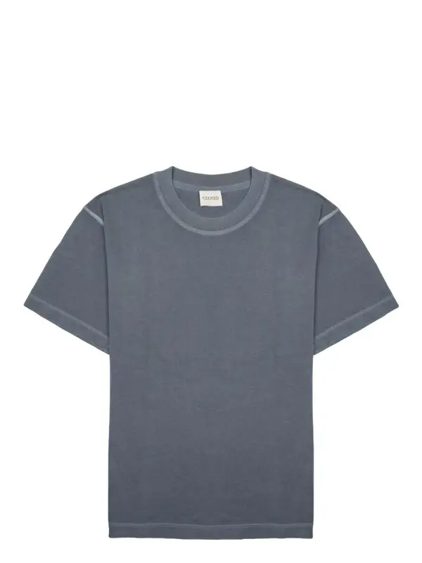 Closed Logo Crew-neck T-shirt - Blue